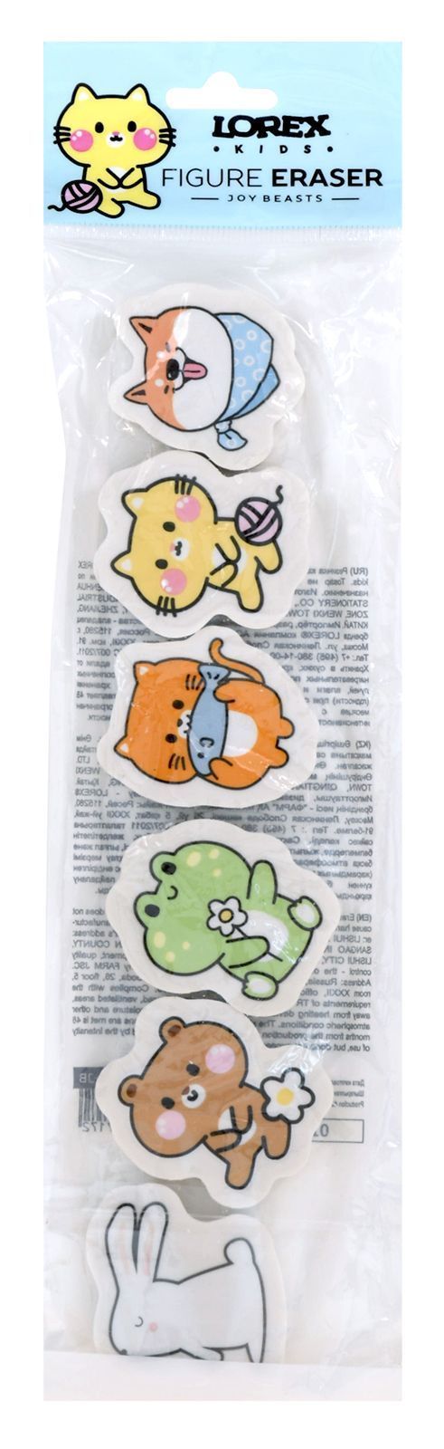 Набор ластиков LOREX KIDS FIGURE JOY BEATS, термопластичная резина ...